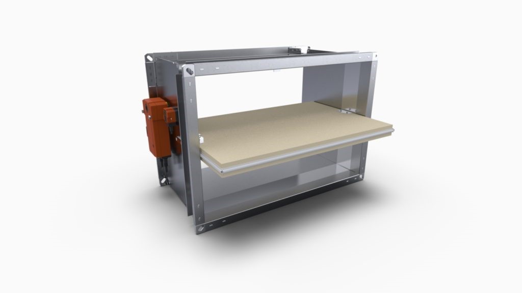 Cut Off Fire Damper (Rectangular) - Klima Contra