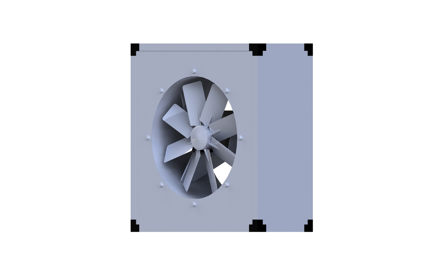 Axial Box Fan – KCAF – B - Klima Contra
