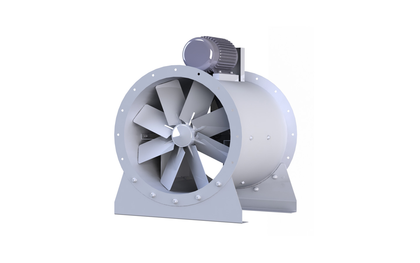 Belt Driven Axial Inline Fan – KC AF BD - Klima Contra