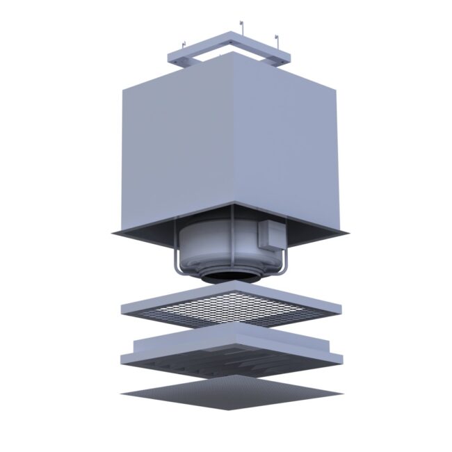 Fan Filter Unit With HEPA Filter 60×60 KC FFU - Klima Contra