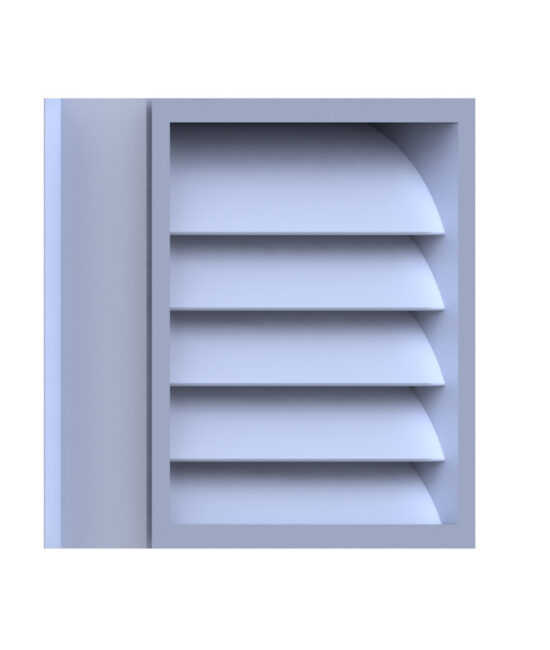 Frameless Airfoil Louver KC FAL 7 - Klima Contra