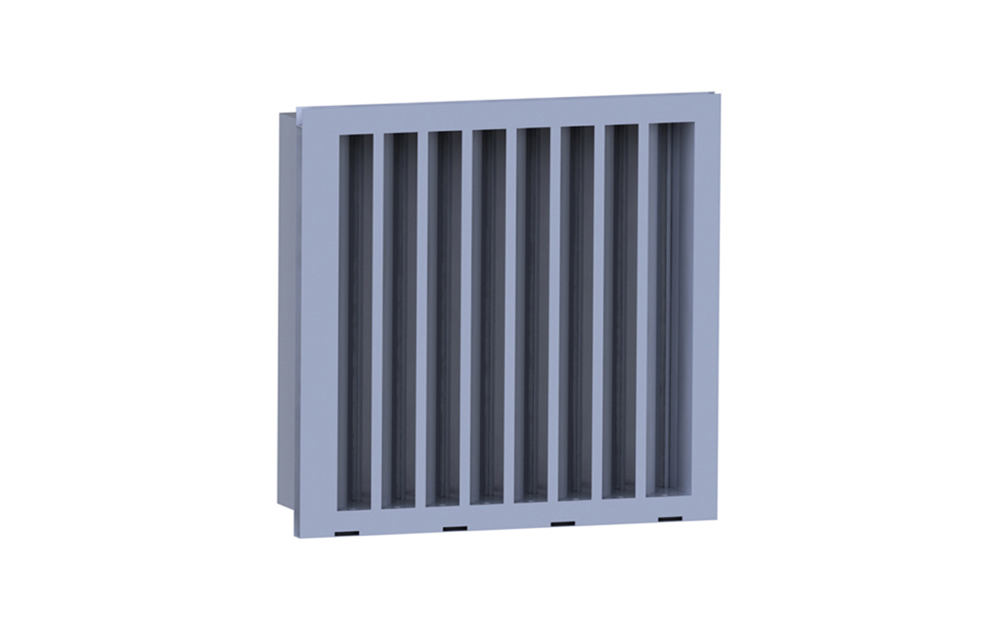 Vertical Drainable Blade Louver KC VDL - Klima Contra